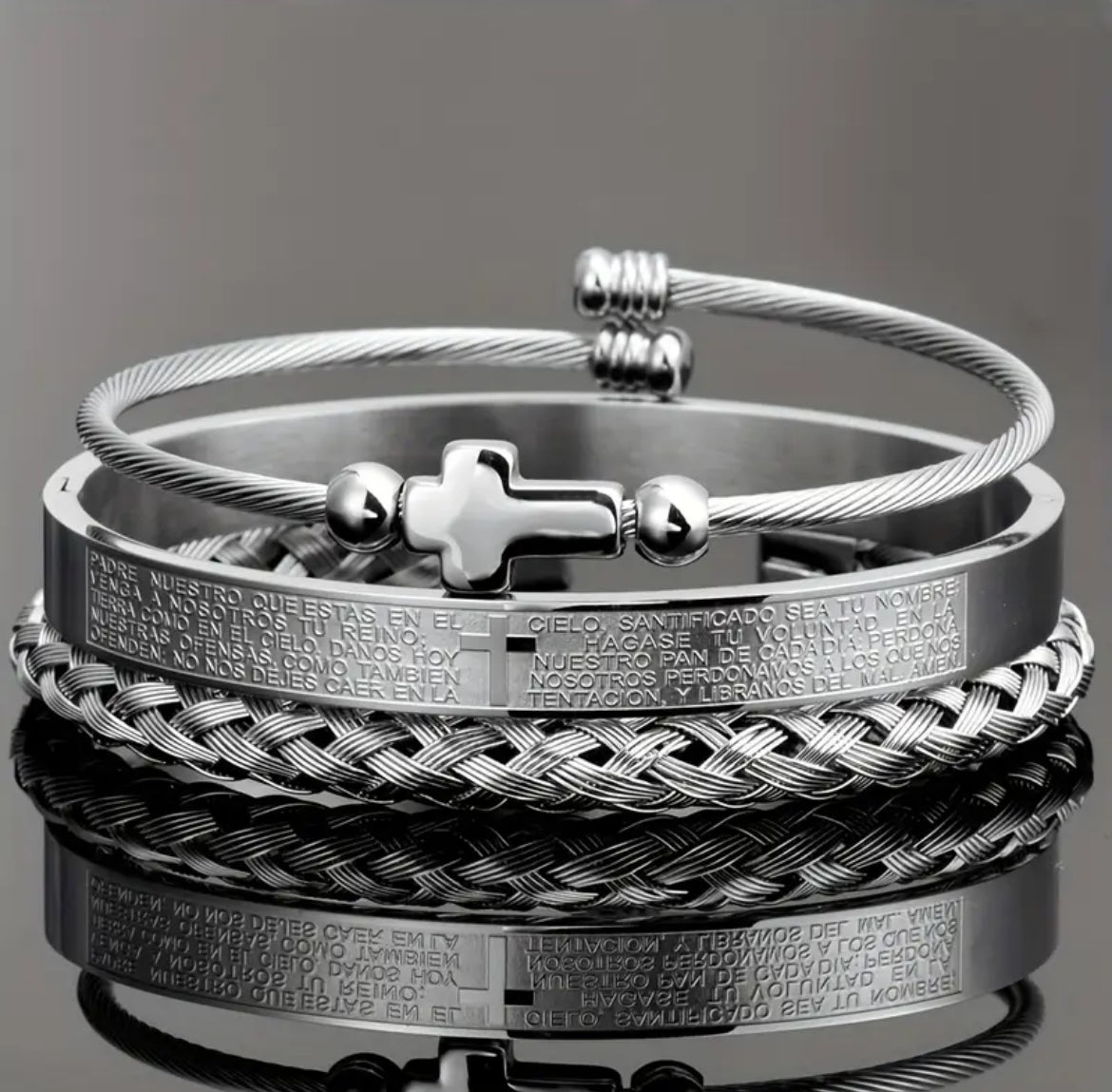 ⛓️ FaithBound™ Cross Bracelet Set – LovedByChrist